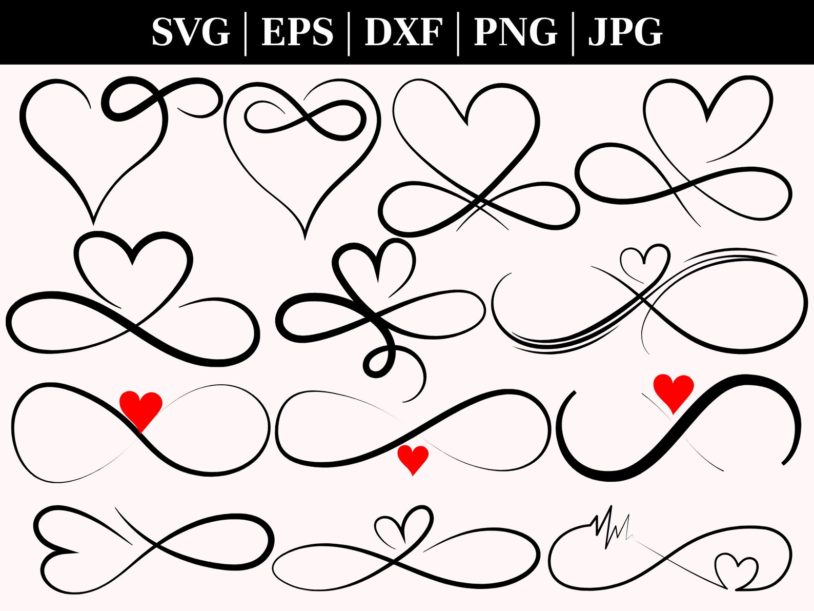 Infinity Symbol SVG, Infinity PNG Bundle, Infinity Clipart, Infinity ...