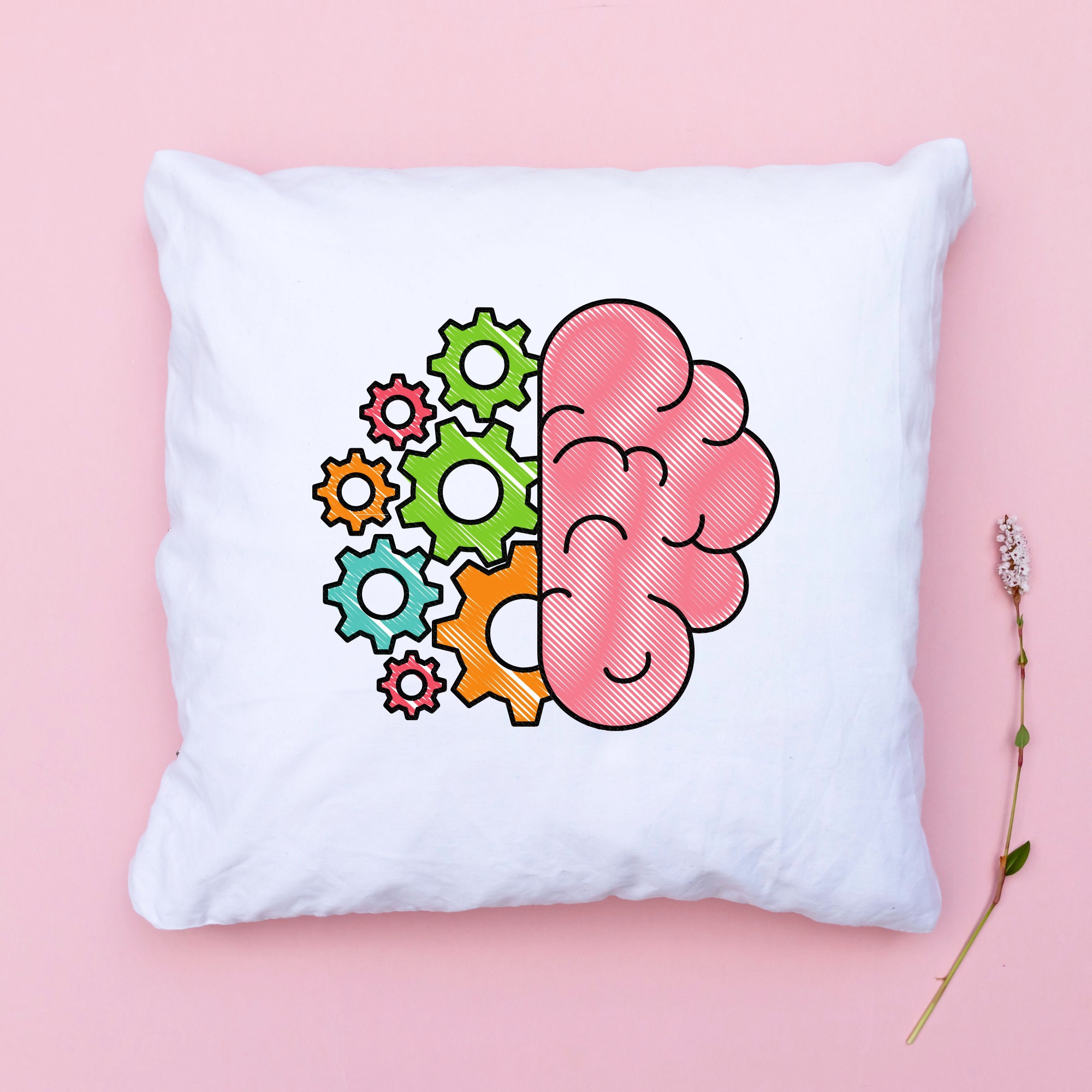 Brain Svg Bundle, Medical Svg, Floral Brain Svg, Flower Brain Svg ...