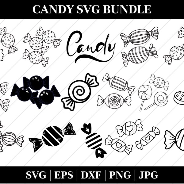 Candy Svg - Etsy