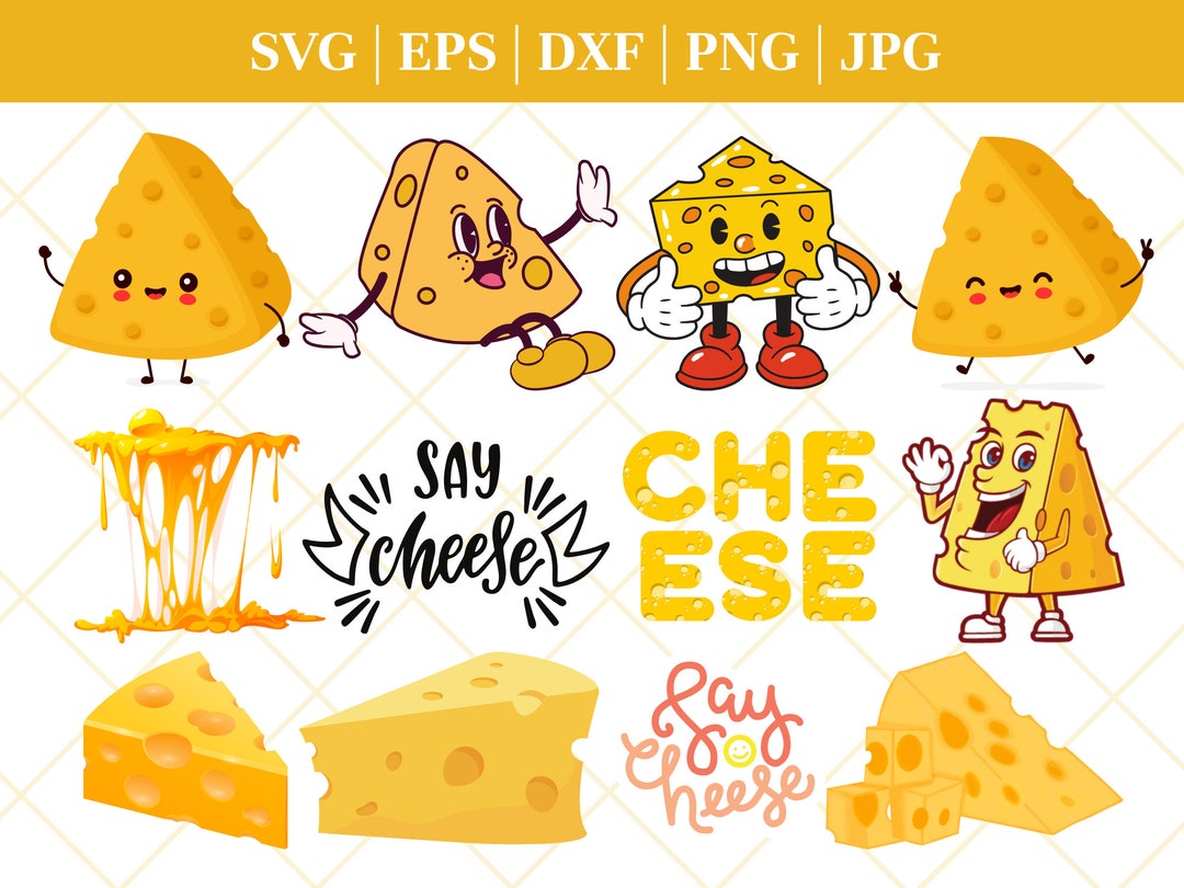 Cheese SVG Bundle,cheese Svg,cheese Clipart,cheese Slice Svg,cheese Cut ...