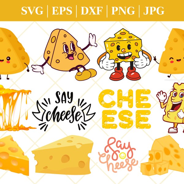 Cheese Svg - Etsy
