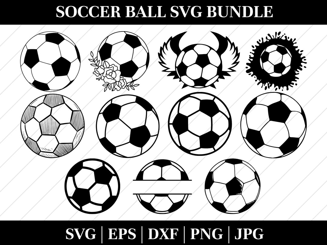 Soccer Svg Bundle, Soccer Ball Monogram Svg, Soccer Designs, Soccer ...