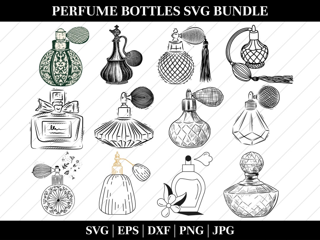 SVG Bundle, Fashion Svg, Perfume Svg, Girl Svg, Fashion Svg, Perfume ...