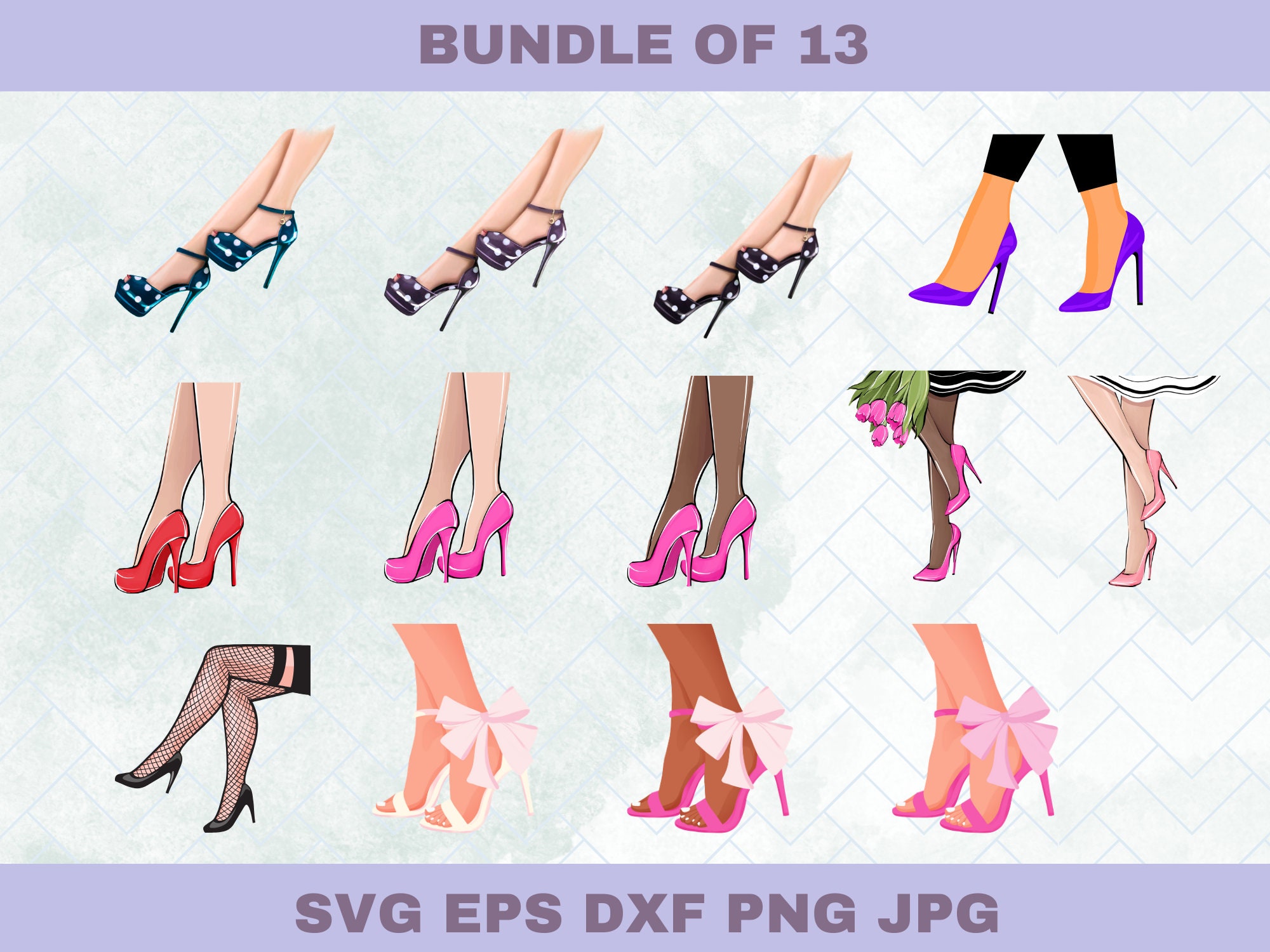 High Heels SVG, Heels SVG, Stiletto Svg, Shoes Svg, Style SVG, High ...