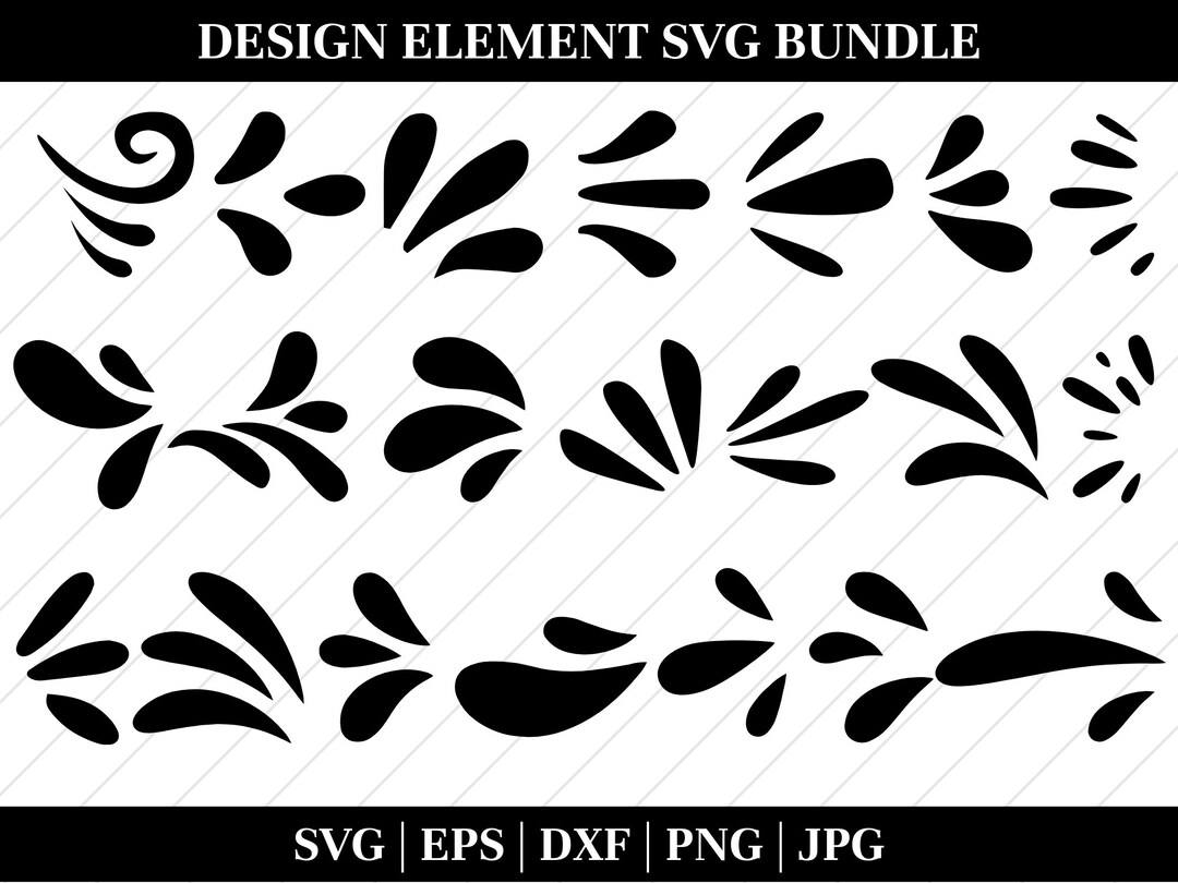 Design Element Svg Bundle, Accent Svg, Flourish Svg, Ornaments Svg ...
