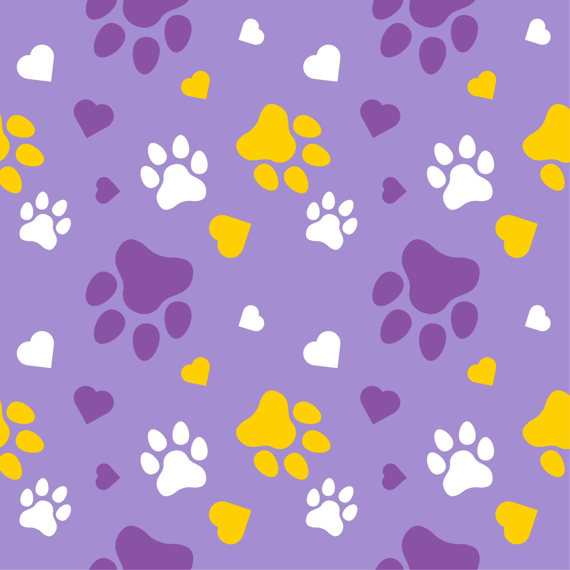 Paw Seamless Pattern Svg, Paw Print Svg, Dog Paw Print Svg, Dog Paw Svg ...