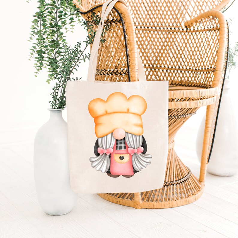 Baker Gnome SVG, Gnome Bakery Digital Stamps, Kitchen Gnomes Clipart ...