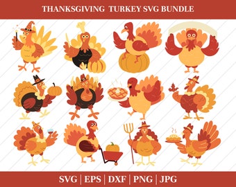 Thanksgiving SVG, Thanksgiving Turkey SVG, Fall Svg, Thanksgiving ...