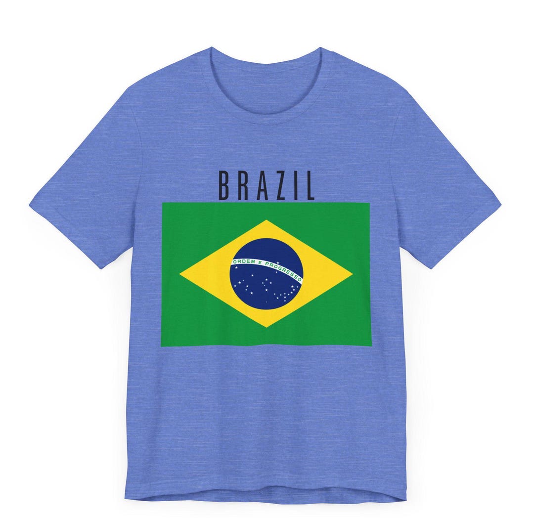 Brazil Flag Tshirt, Brazilian Flag Tee, South America Shirt, National ...