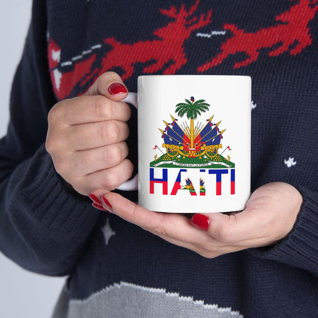 Haiti Ceramic Mug, Haiti Souvenir Coffee Cup, Haiti Traveler Gift ...
