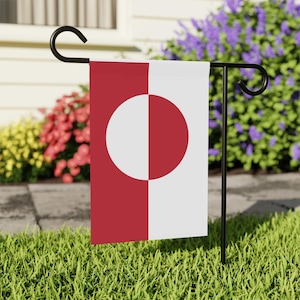 Garden Banner, Greenland Flag House Decor, Outdoor Decorative Flag ...