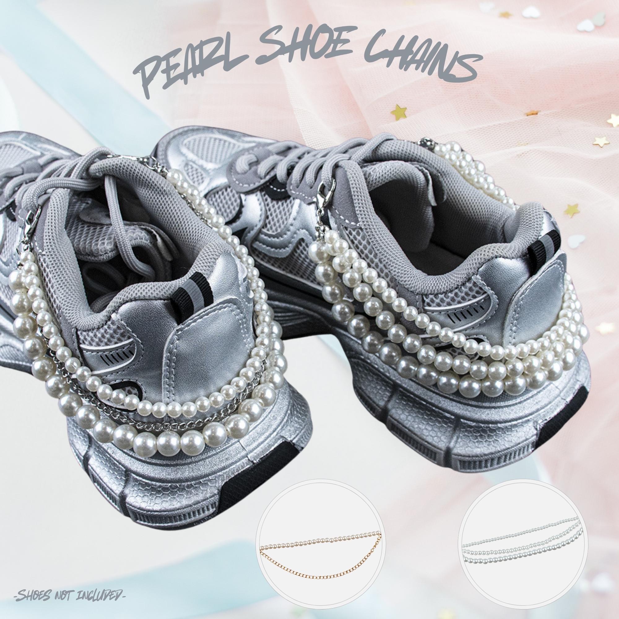 Pearl Shoe Chains 2026 Luxury Shoe Charms for Shoes Ships From USA - Etsy