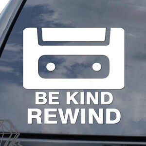 Be Kind Rewind Tape Player JDM Japanese Racing Motorsports Sticker ...