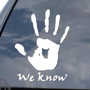 We Know Gaming Game Handprint Dragon Sticker Decal for Car Truck ...