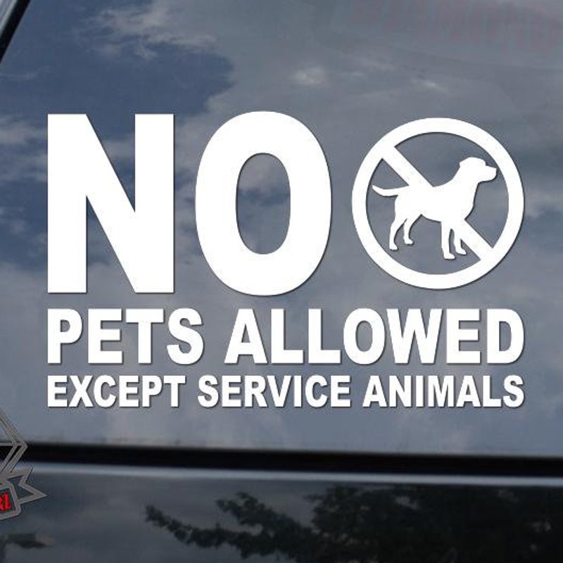 No Pets Allowed Sign - Etsy