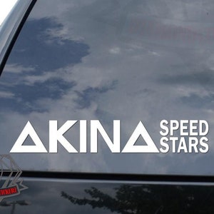 Akina Speed Stars JDM Japanese Auto Racing Motorsports Sticker Decal ...