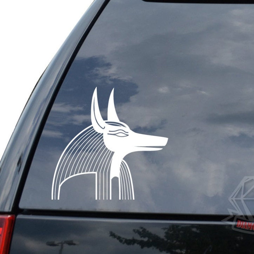 Egyptian Anubis God of Death Underworld Egypt Sticker Decal for Car ...
