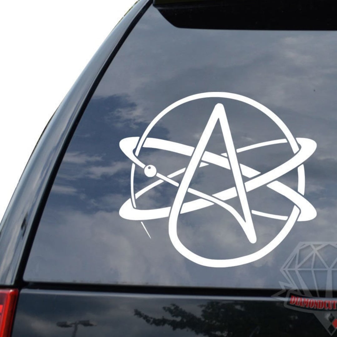 Atheist Atheism Symbol Agnostic Religion Sticker Decal for Car Truck ...
