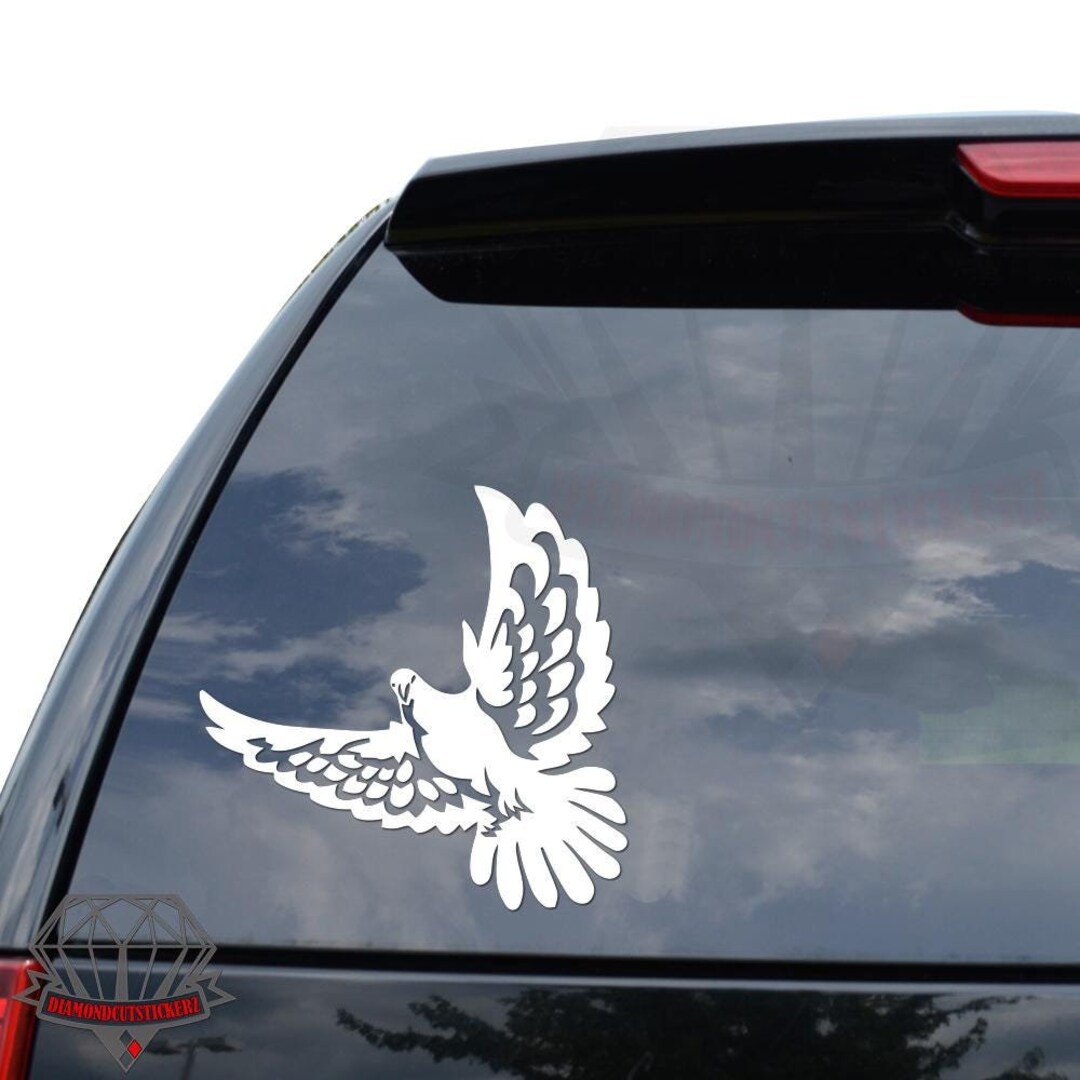 Pigeon Bird Flying Animal Wildlife Sticker Decal for Car Truck ...