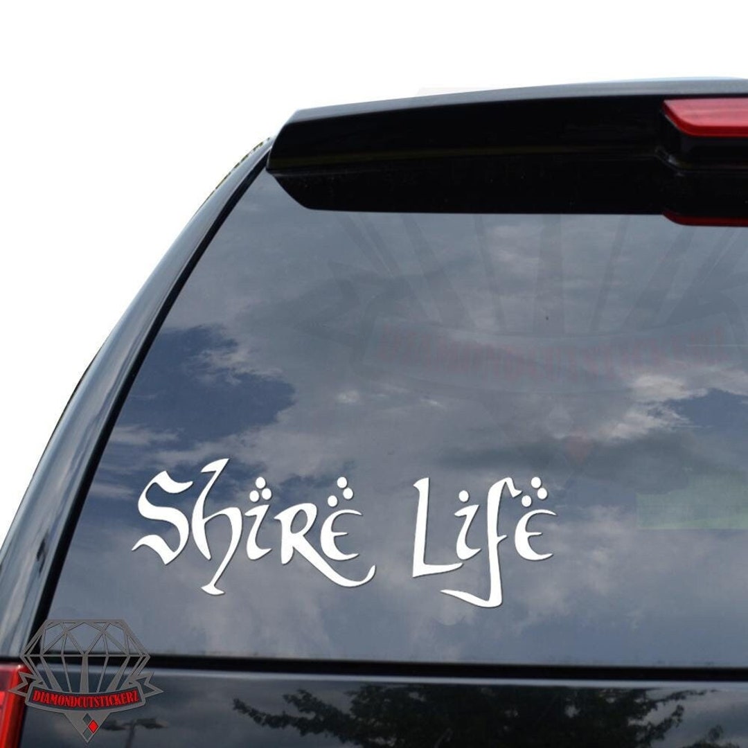 Shire Life Hobbit Gandalf Middle Earth Sticker Decal for Car Truck ...