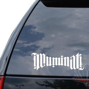 Illuminati Symbol Secret Society Sticker Decal for Car Truck Motorcycle ...