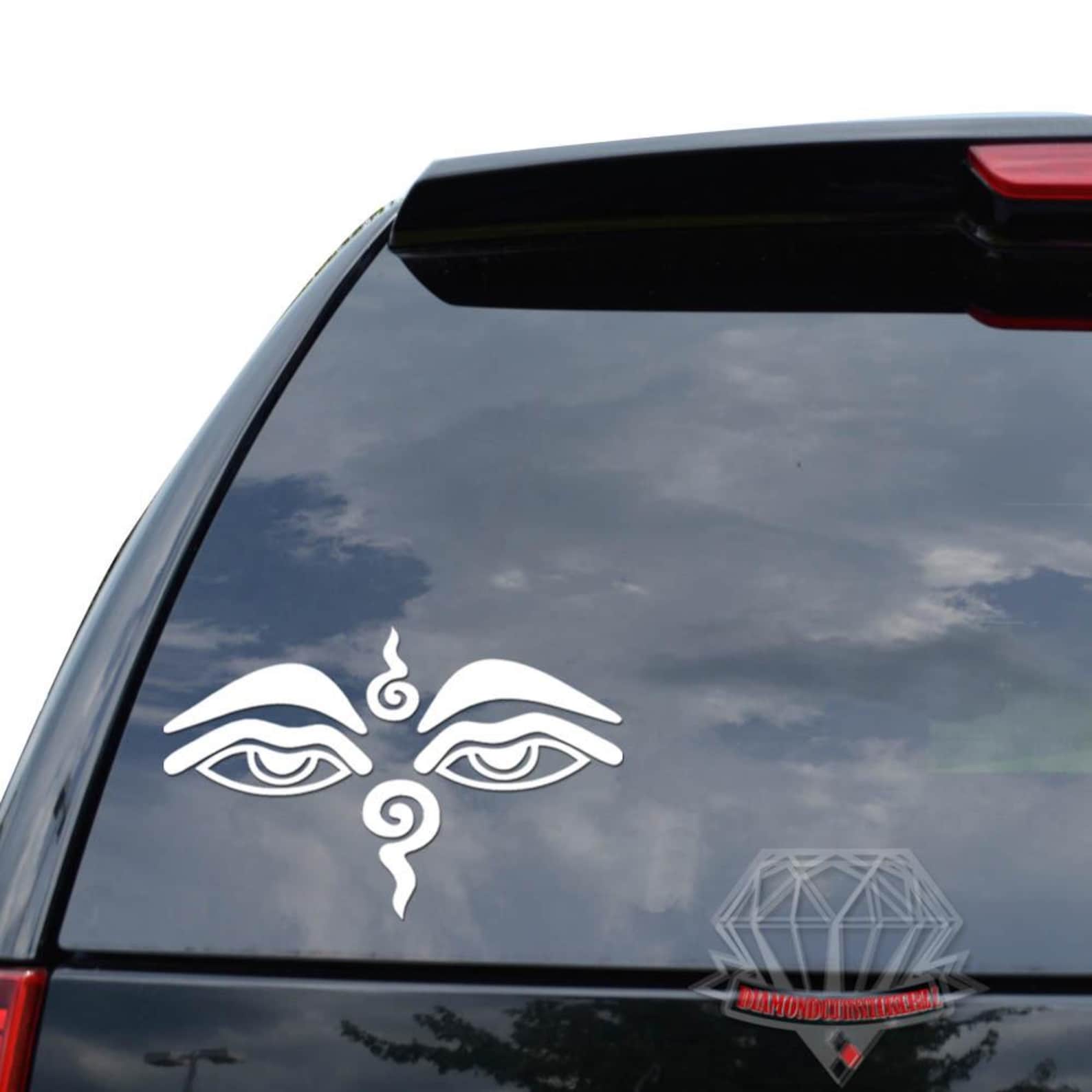 Buddha Wisdom Eyes Buddhist Buddhism Sticker Decal for Car Truck ...