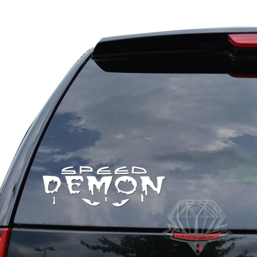Speed Demon Evil Eyes JDM Japanese Motorsports Racing Sticker Decal for ...