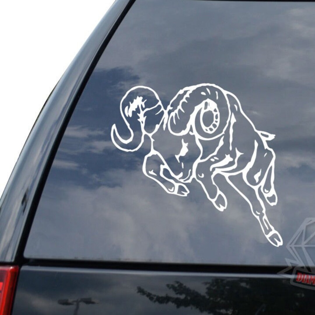Ram Mountain Goat Sticker Decal for Car Truck Motorcycle Window Bumper ...