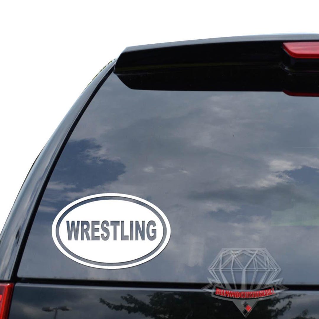 Wrestling Wrestler Olympics Sport Sticker Decal for Car Truck ...