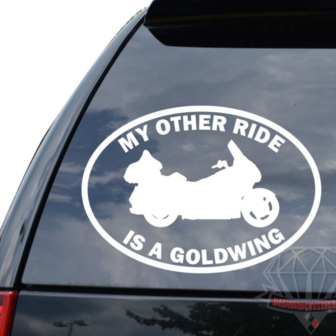 My Other Ride Goldwing Motorcycle Motorbike Street Bike Racing Sticker ...