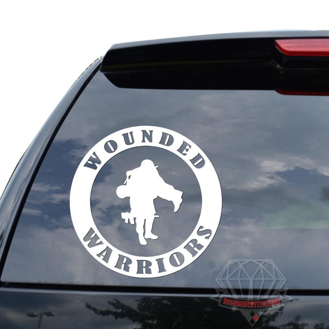 Wounded Warrior Soldier Military War Sticker Decal for Car Truck ...