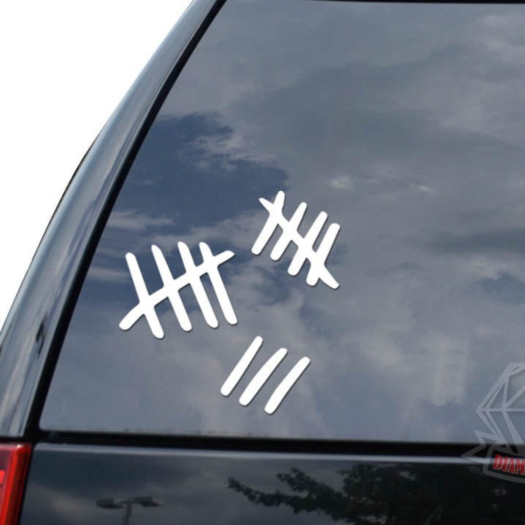 Tally Marks Silence Doctor Sticker Decal for Car Truck Motorcycle ...