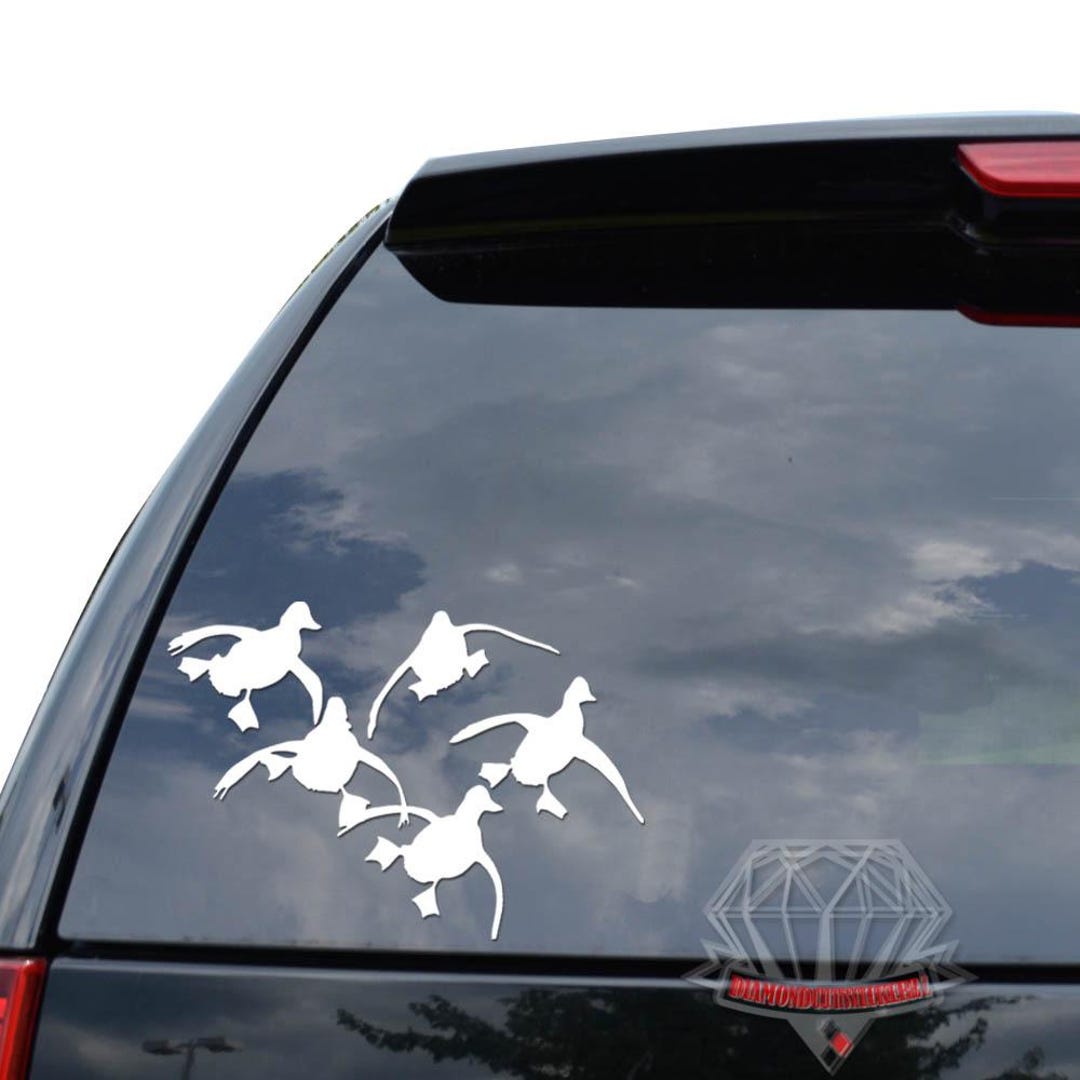 Flying Ducks Duck Hunting Hunter Sportsman Sticker Decal #1 for Car ...