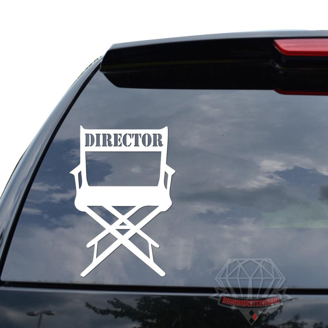 Director Chair Film Movie Sticker Decal for Car Truck Motorcycle Window ...