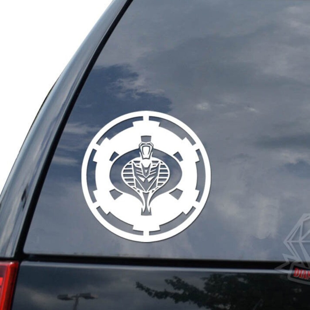 Transformer Decepticon Cobra Commander Sticker Decal for Car Truck ...