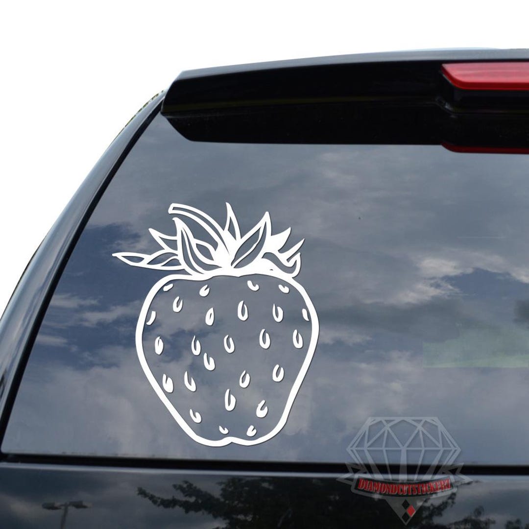 Strawberry Fruit Farmer Farming Garden Sticker Decal for Car Truck ...