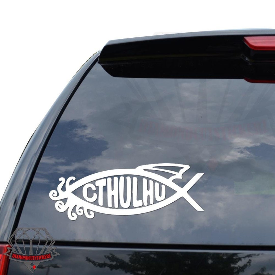 CTHULHU Monster Mythology God Sticker Decal for Car Truck Motorcycle ...