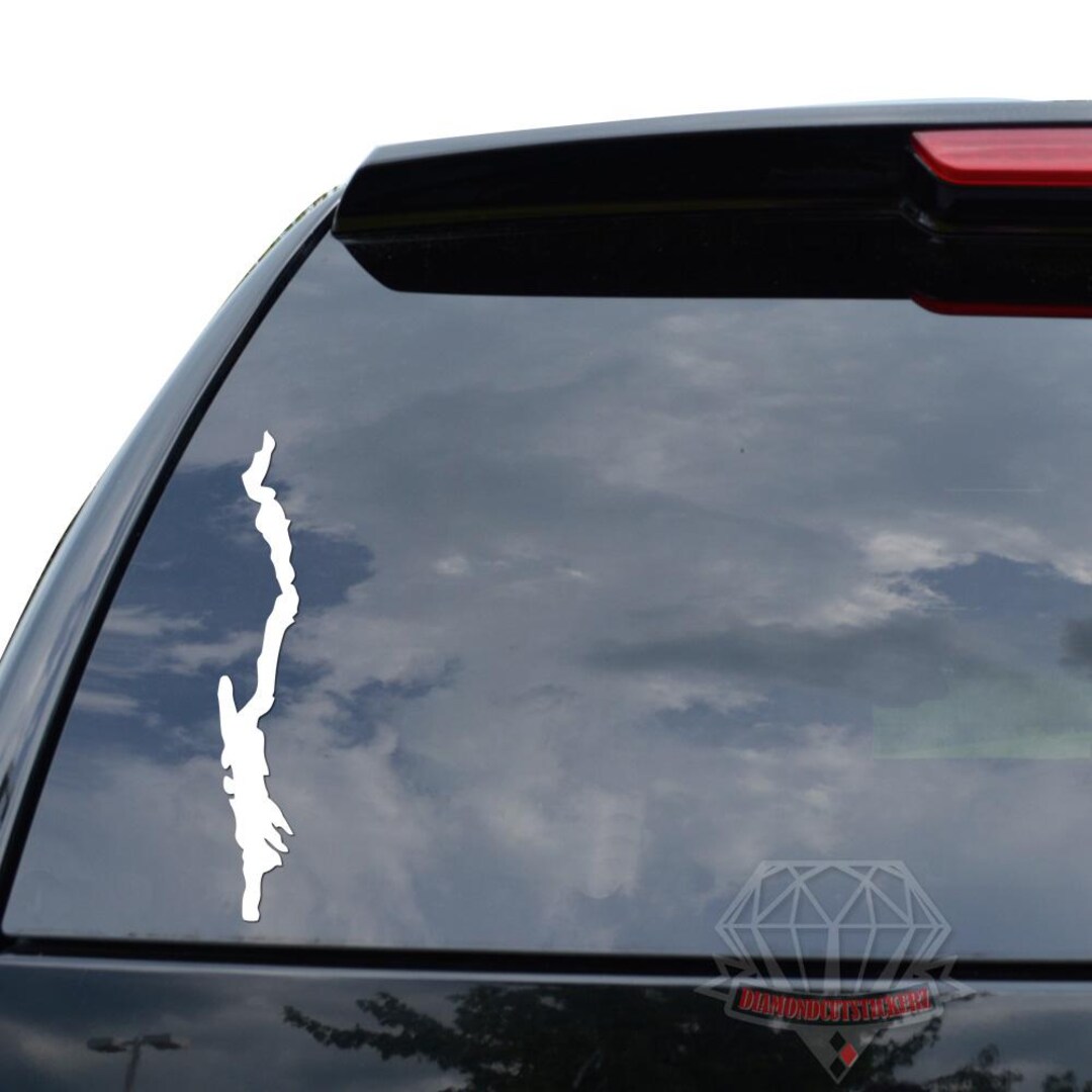 Lake George Map Outline New York State Sticker Decal for Car Truck ...
