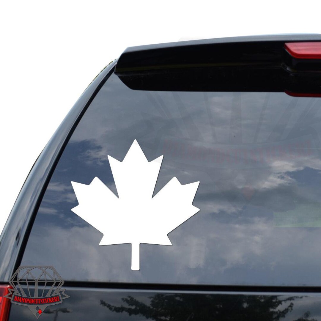 Canada Canadian Maple Leaf Country Tree Sticker Decal for Car Truck ...