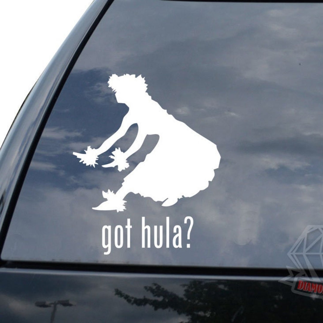 Got Hula Girl Hawaiian Dancer Hawaii Sticker Decal for Car Truck ...