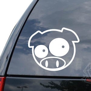 Rally Racing Pig Piggie JDM Japanese Motorsports Racing Sticker Decal ...