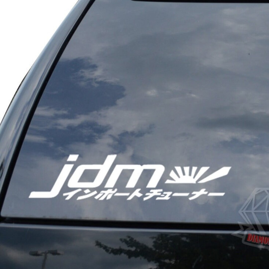 Fanatic Rising Sun Kanji JDM Japanese Motorsports Racing Sticker Decal ...