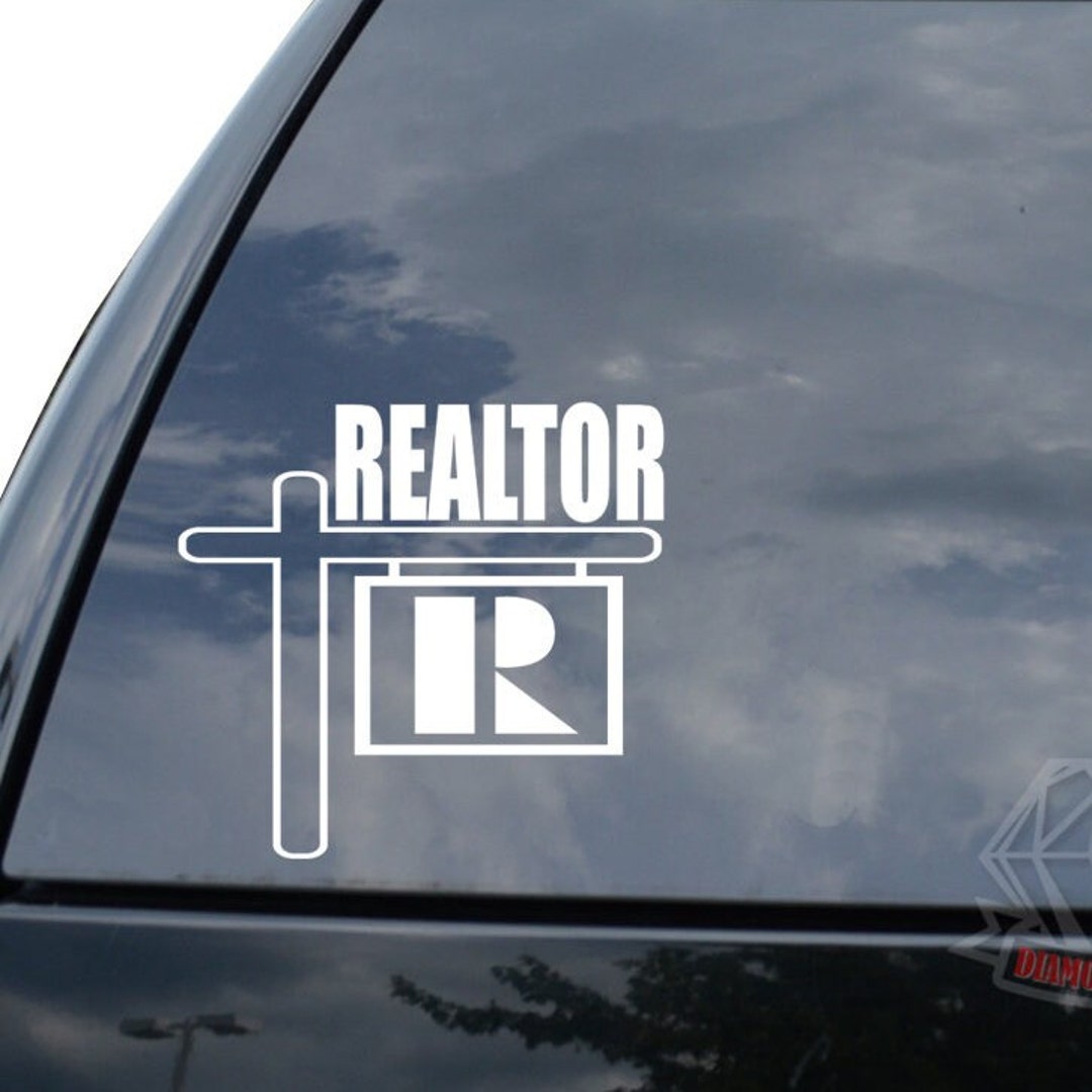 Realtor Real Estate Agent Home House Sticker Decal for Car Truck ...