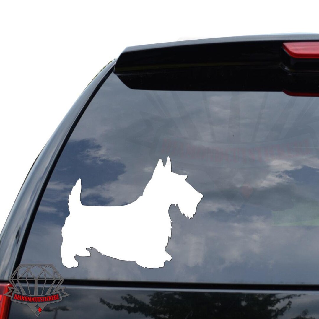 Scottie Scottish Terrier Dog Pet Sticker Decal for Car Truck Motorcycle ...