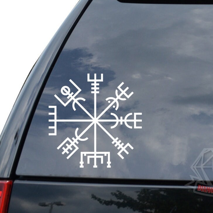Viking Rune Vegvisir Talisman Symbol Sticker Decal for Car Truck ...