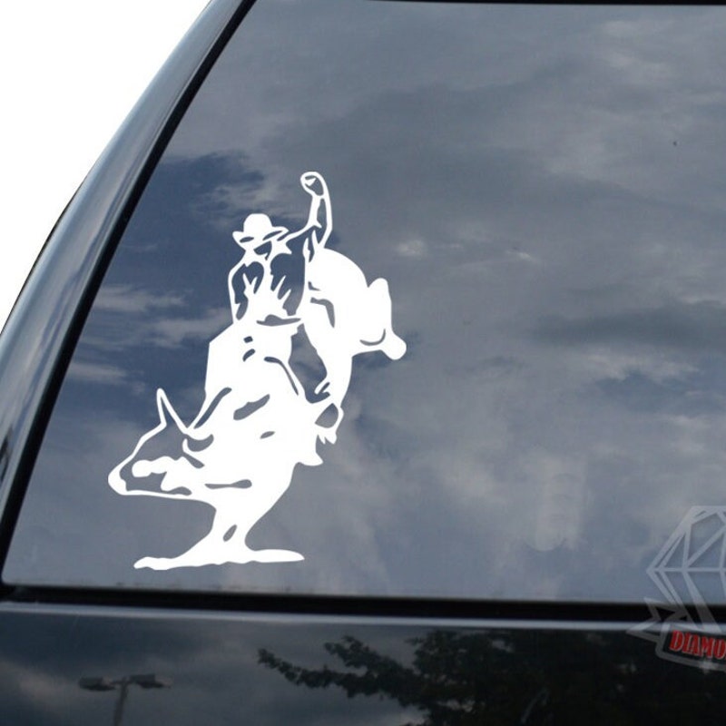 Rodeo Bull Stickers - Etsy