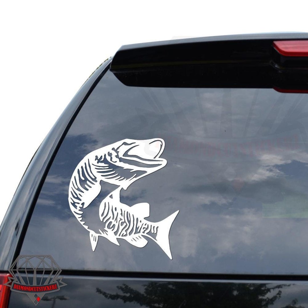Muskellunge Muskie Fish Fishing Fisherman Sportsman Sticker Decal for ...