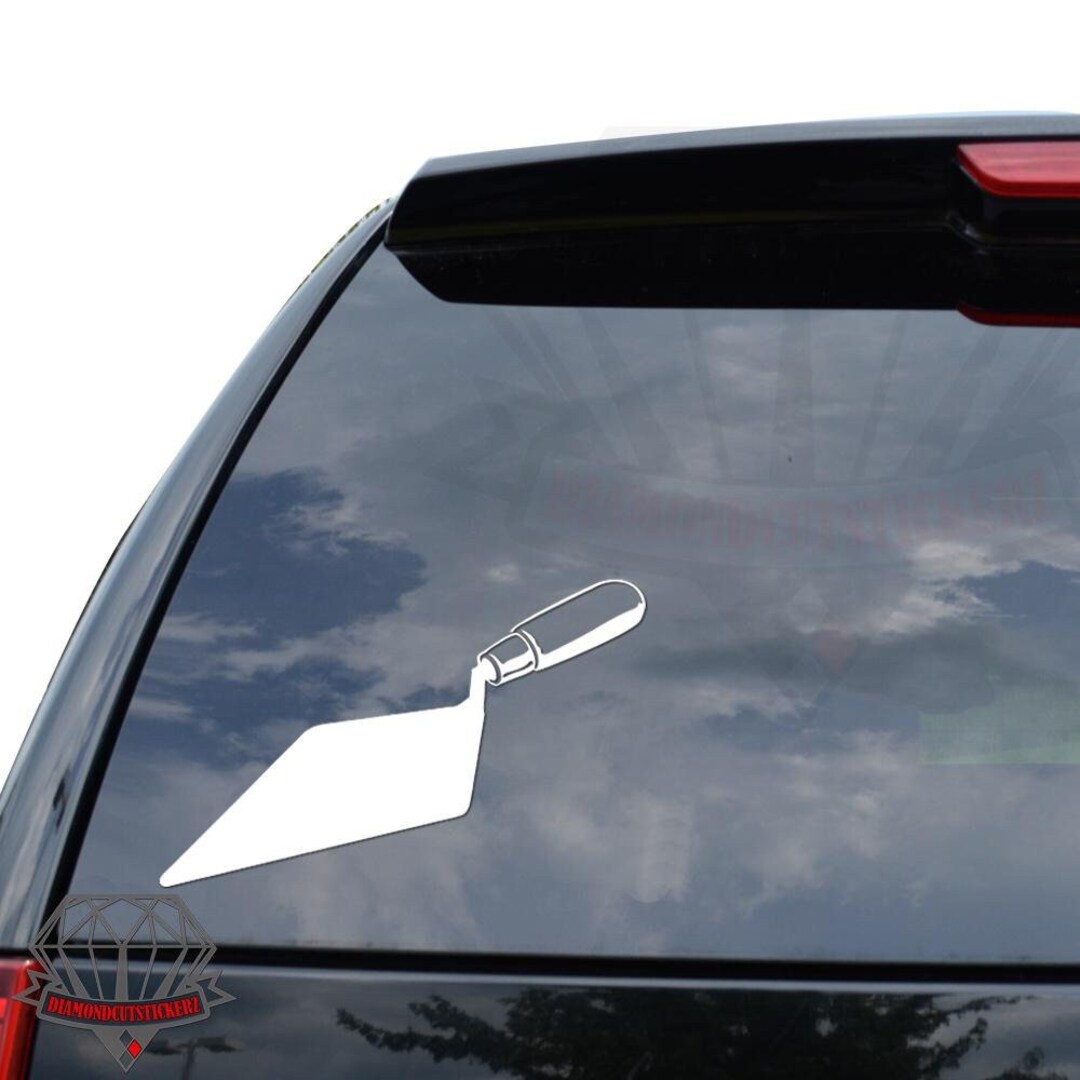 Bricklayer Mason Cement Shovel Builder Construction Sticker Decal for ...