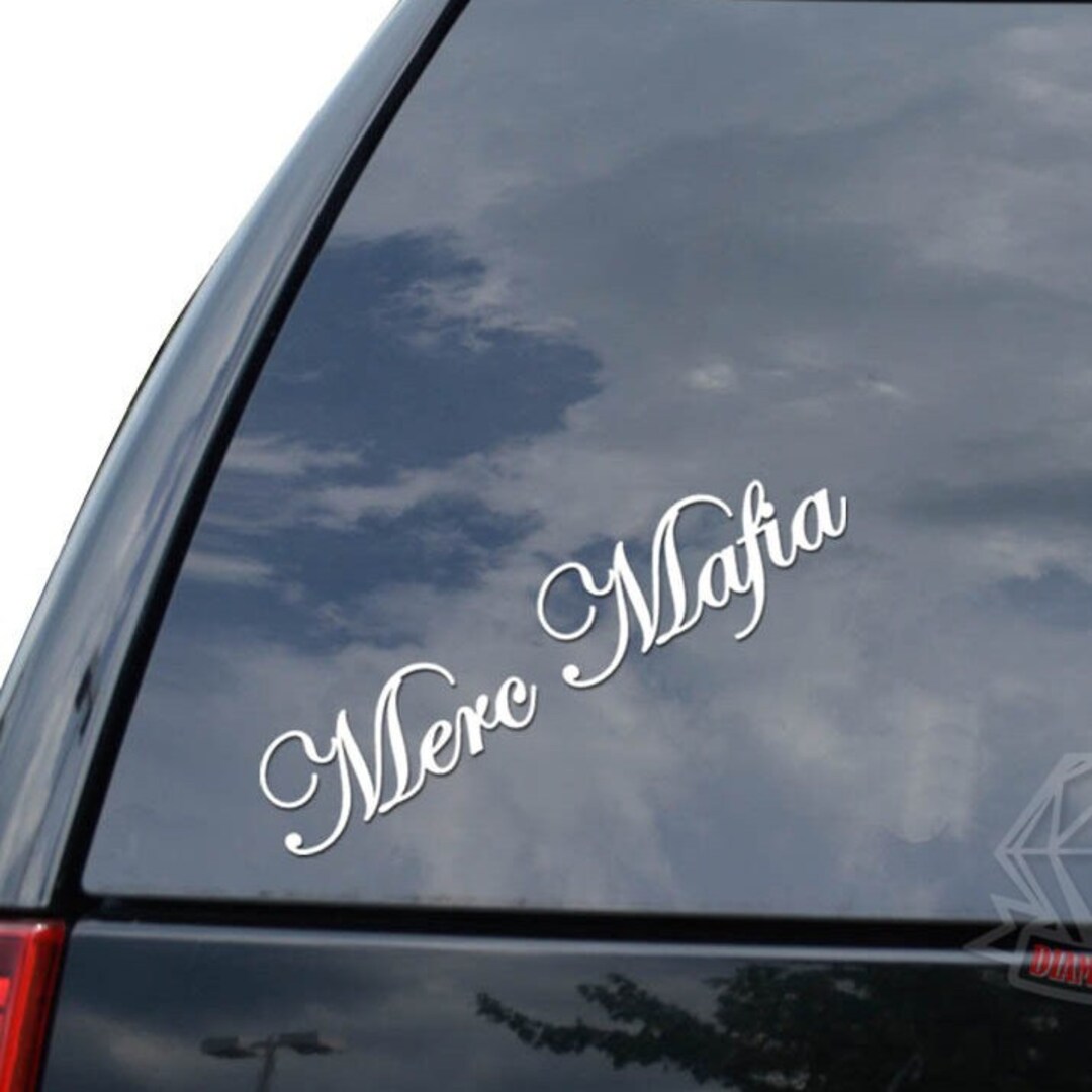 Merc Mafia Euro JDM Japanese Motorsports Sticker Decal for Car Truck ...