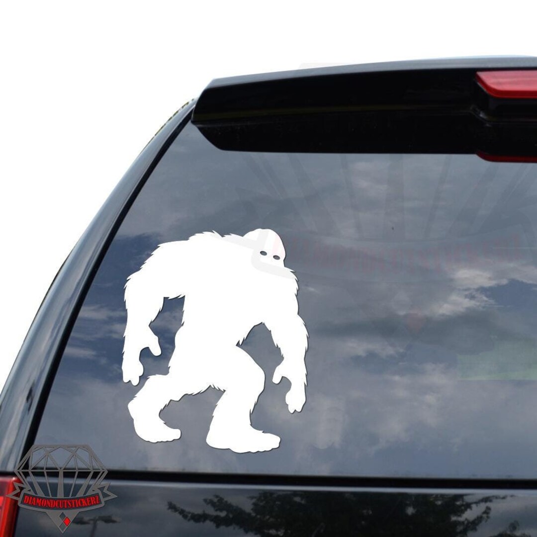 Bigfoot Monster Yeti Sasquatch Myth Sticker Decal for Car Truck ...